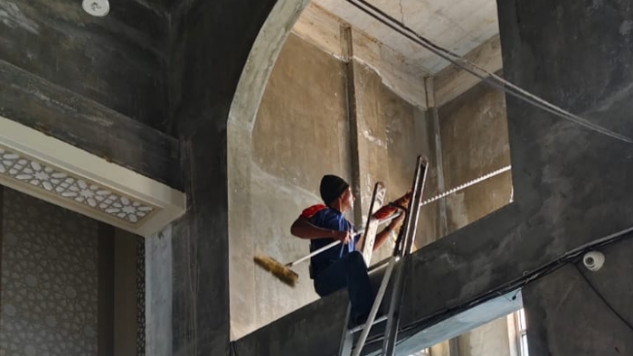 Gempa Guncang Bener Meriah, Kaca Masjid Al-Muttaqin Pecah Hingga ...